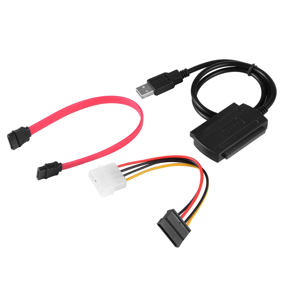 SATA/IDE to USB 2.0 Adapter Converter Cable for 2.5" 3.5" Hard Disk ...