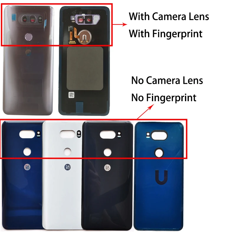 For-LG-V30-Original-Glass-Rear-Housing-Battery-Cover-Housing-V30-Back ...