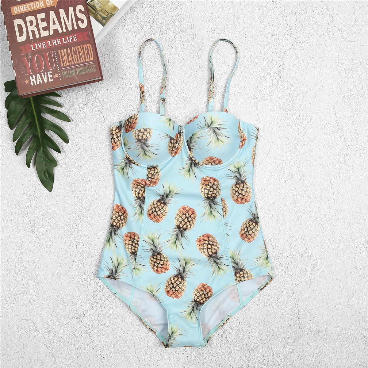 2018 New Sexy Women Swimsuit Pop Print One Piece Bikini Monokini ...
