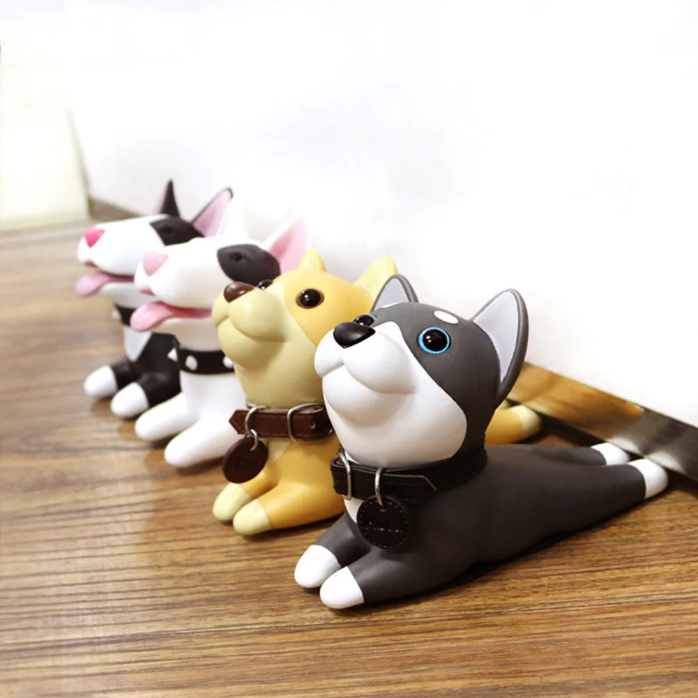 Portable Cartoon Creative Silicone Door Stopper Holder Cute Door Stops ...