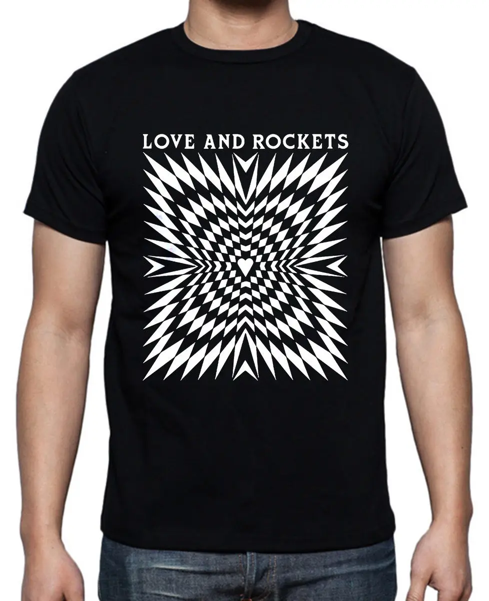 Love and Rockets band Gildan Men's black T shirt size M 5XL|T-Shirts ...