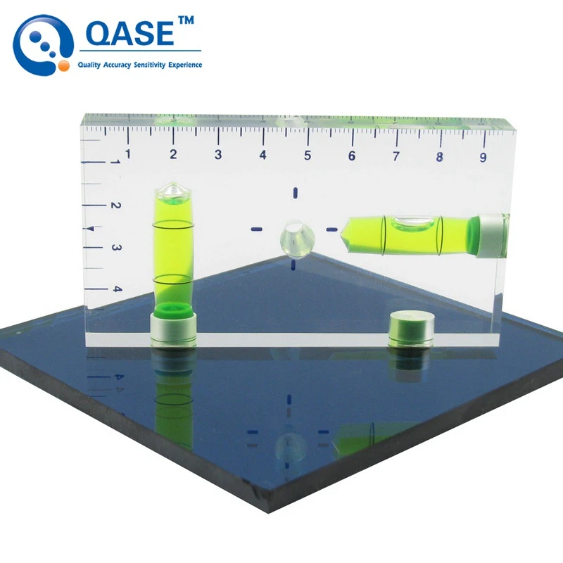 Qase T-type Spirit Level Ruler Bubble Leveler Blisters Two Directions ...