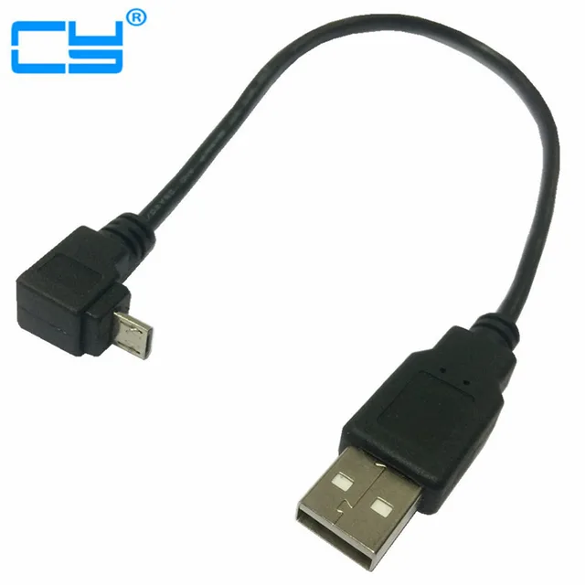 Up & Down & Left & Right Angled 90 Degree Micro USB Male to USB male ...