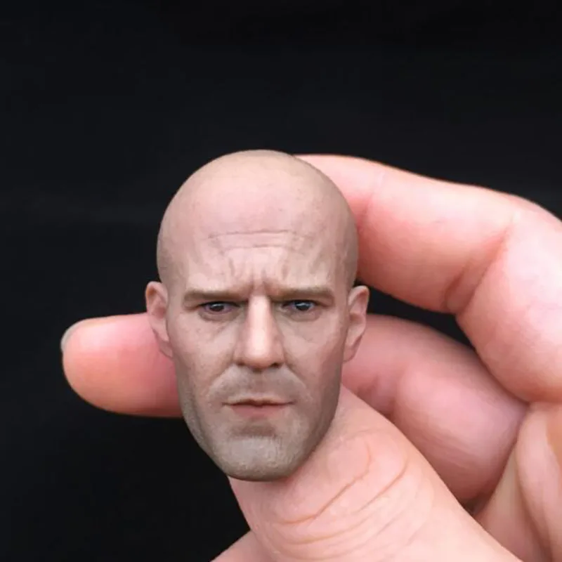 1/6 Scale Fast Jason Statham Head Sculpt Male Man Version Model Short ...