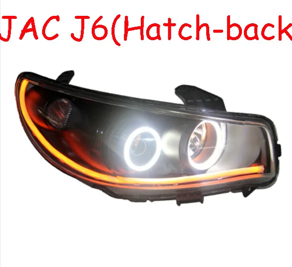 Free Ship!JAC J6(HeYue,hatch back) headlight with Bi xenon projector ...