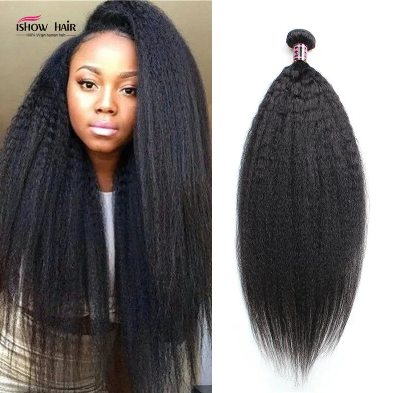 Kinky peruano Cabello Liso 3 Bundles Peruano Virgen Cabello Liso ...