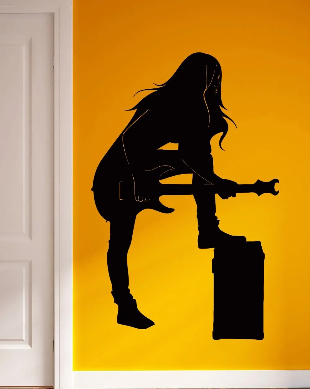 Wall Sticker Vinyl Decal Rock Star Rock Pop Music Guitar Decor ...