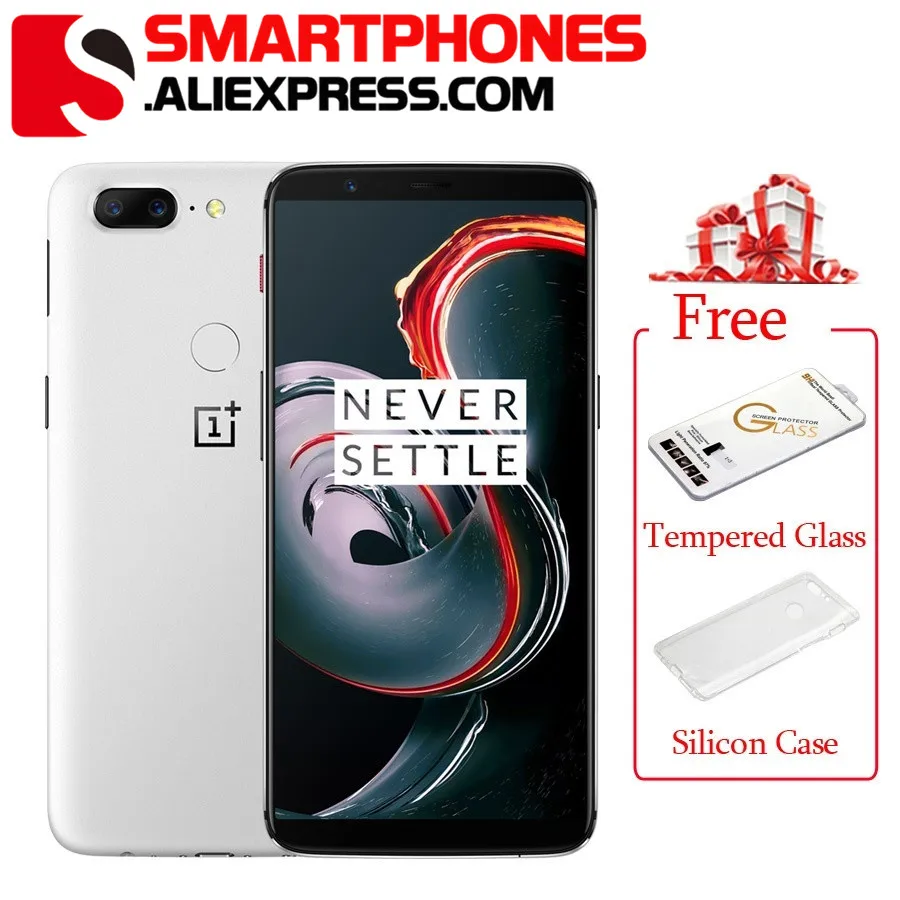 Oneplus 5T 5 T A5010 18:9 6.01"FHD Display 8GB RAM 128GB ROM Snapdragon 835 Octa Core 20MP+16MP ...