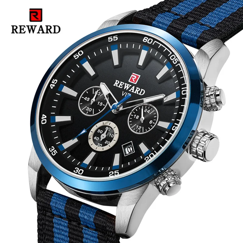 REWARD reloj deportivo de lujo para hombre y mujer, cronógrafo ...