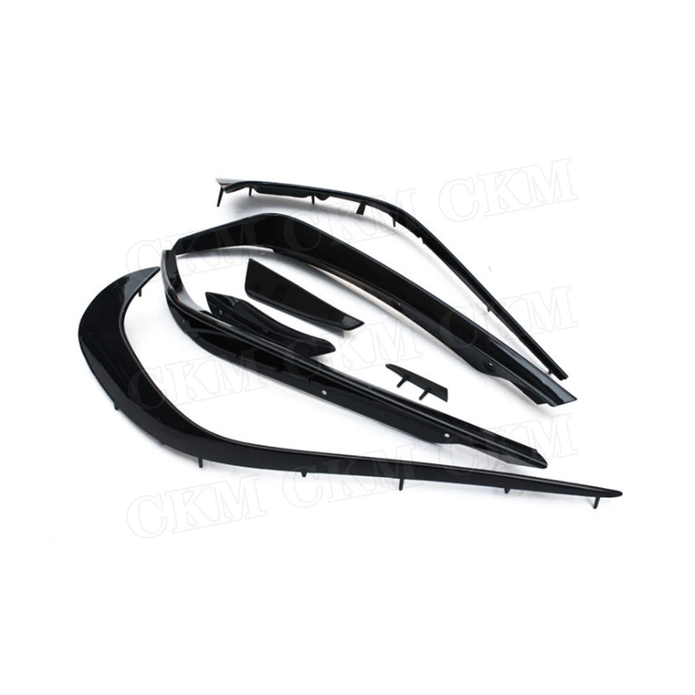 A Class Front Lip Spoiler For Benz W176 A200 A250 A45 AMG Facelift Side ...