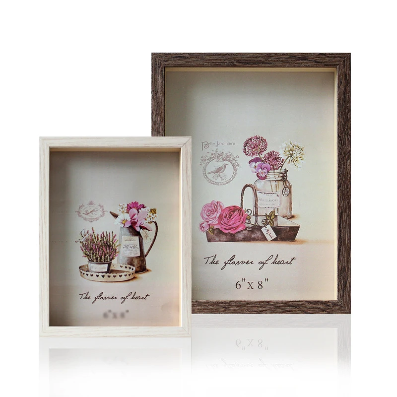 Wood Photo Frame Retro Style Classic Nordic Picture Frame Photo 6 7 8 ...