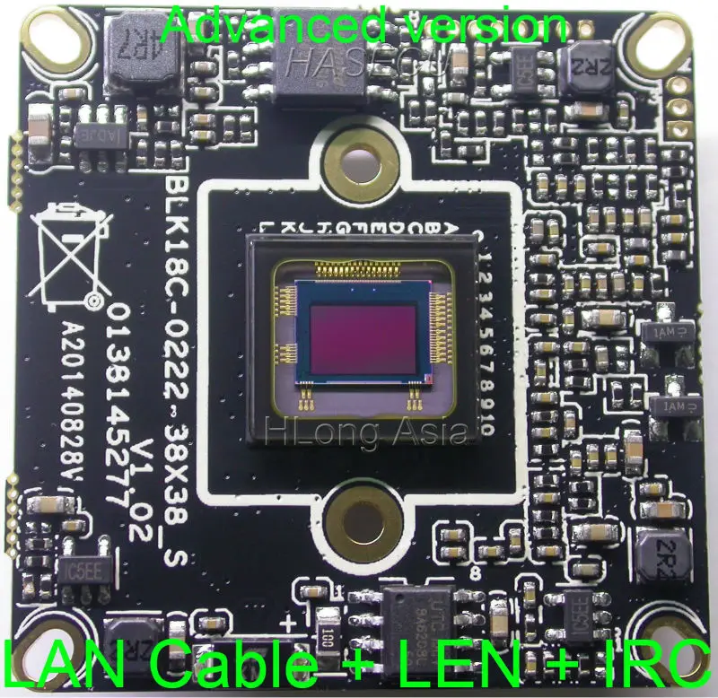 IPC (1080P) support audio Wifi IMX322 sensor + Hi3516C CCTV IP camera ...