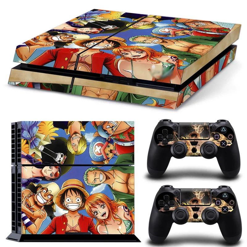 OSTSTICKER One Piece Vinyl Skin Sticker For PS4 Console For Sony ...