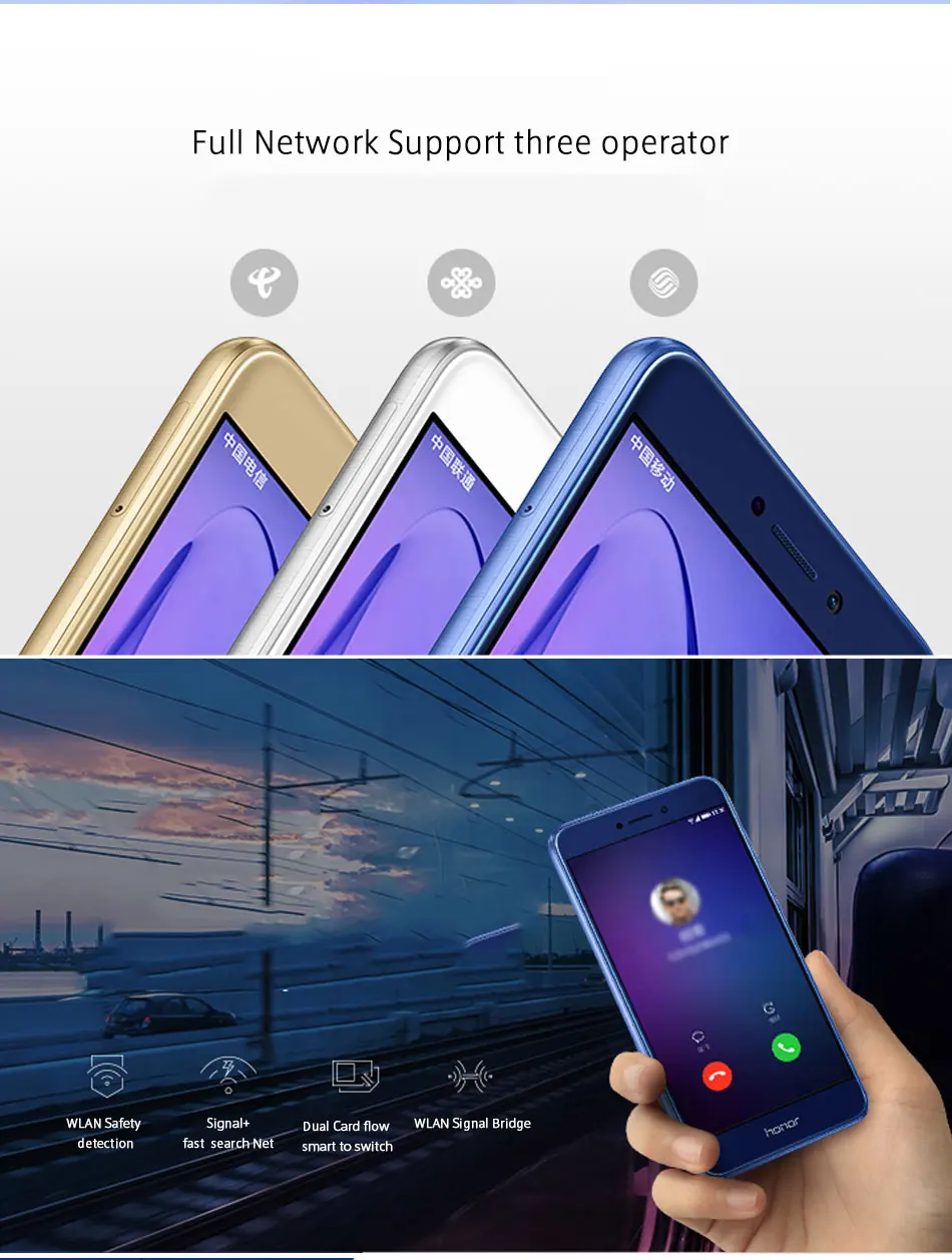 2020 Original Huawei Honor 8 Lite 4G LTE Cell Phone Kirin 655 Octa Core ...