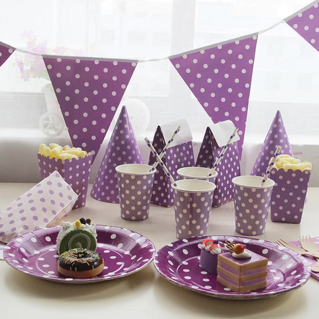 Table Set With Paper Plate