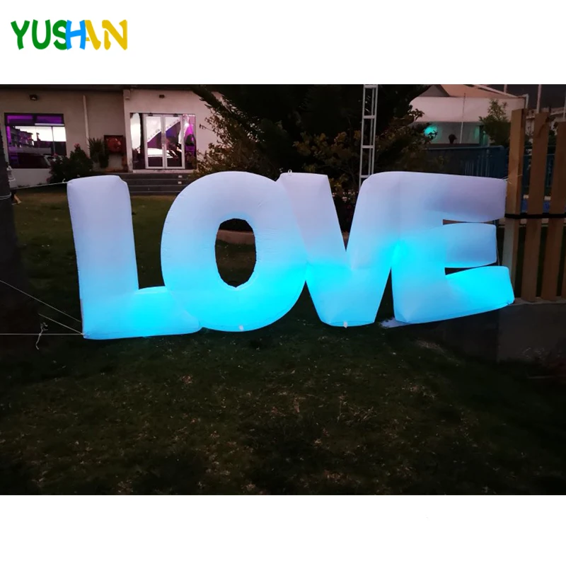 3x1-2m-High-Portable-Inflatable-Letters-LOVE-Backdrop-with-LED-Lights ...