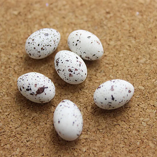 20pcs/lot 8*8*11mm 3d Resin Imitation Mini Quail Egg Diy Micro ...