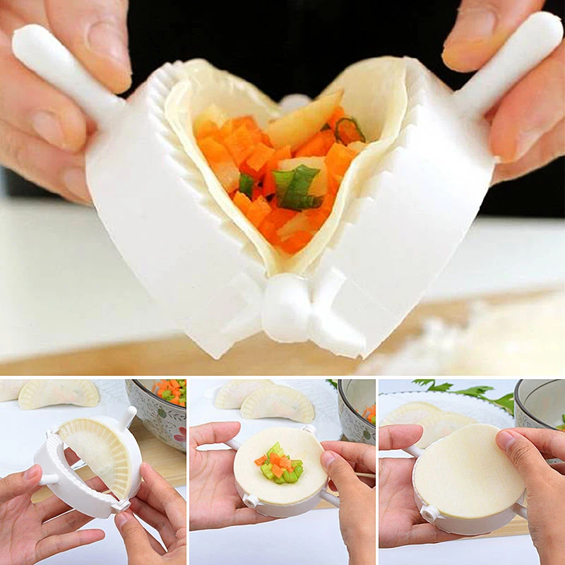 New Arrival Creative Kitchen Dumpling Mold Chinese Jiaozi Maker Device ...