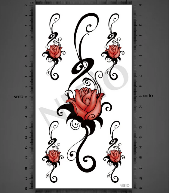 Rose Tattoo Designs On Chest For Men