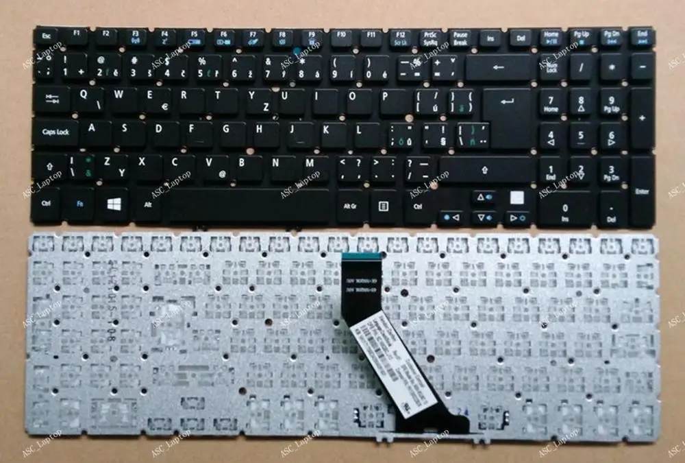 New Bahasa Swedia Slovakia Keyboard For Acer Aspire M5 581G M5 581T M5 ...