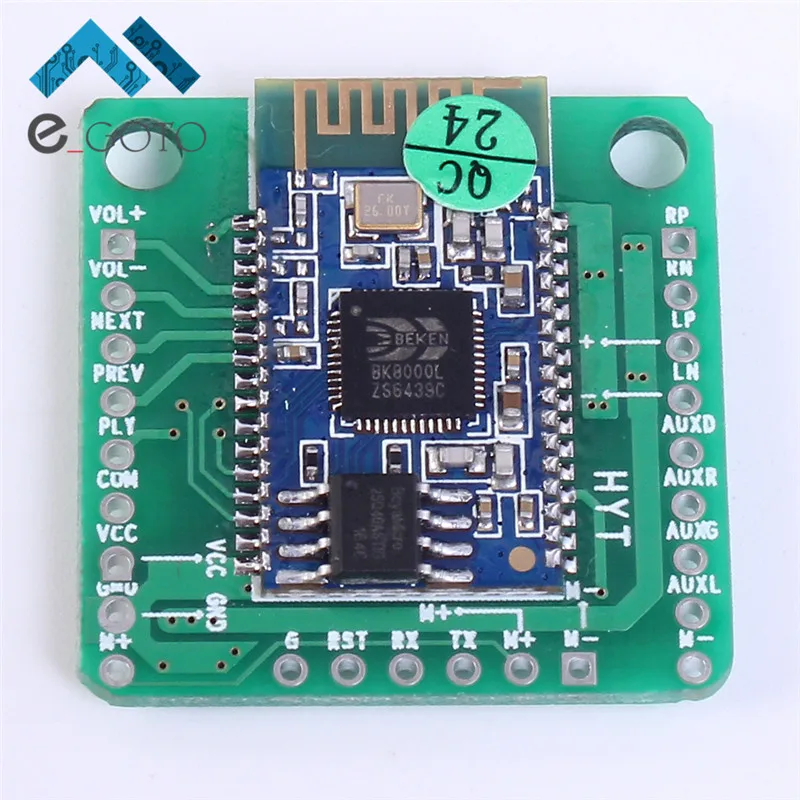 BK8000L Bluetooth Amplifier Board Support AUX Audio Receiver Dual 5W ...