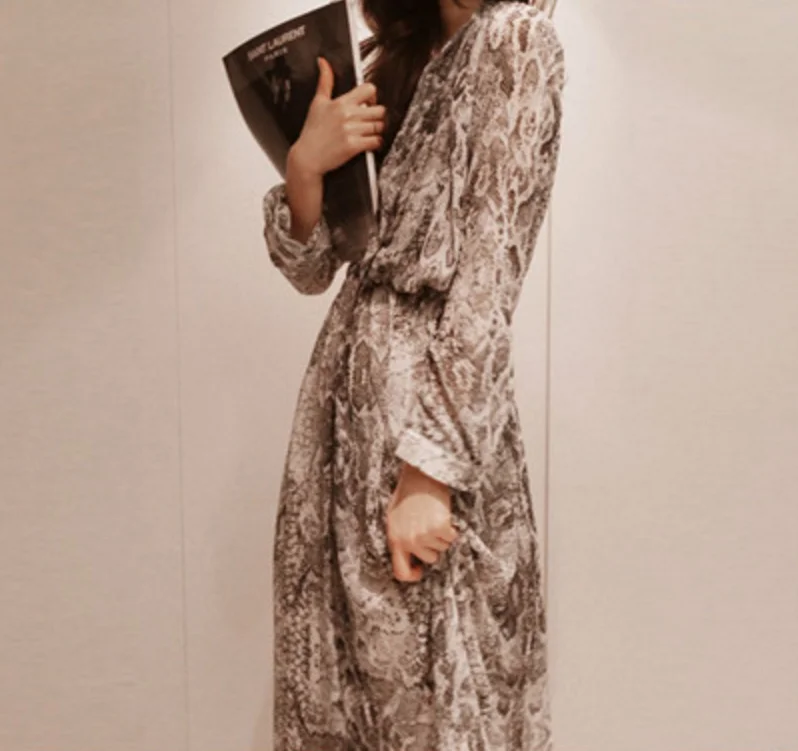 Online Buy Wholesale snake print dress from China snake print dress ...