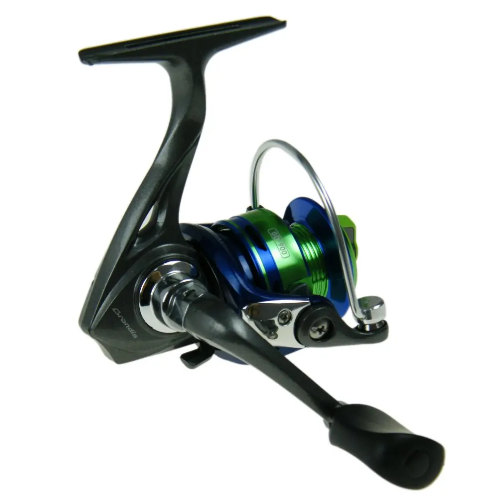 Left/Right Spinning Reel Grandis YOLO GD900 5BB Anodized Aluminum Spool ...