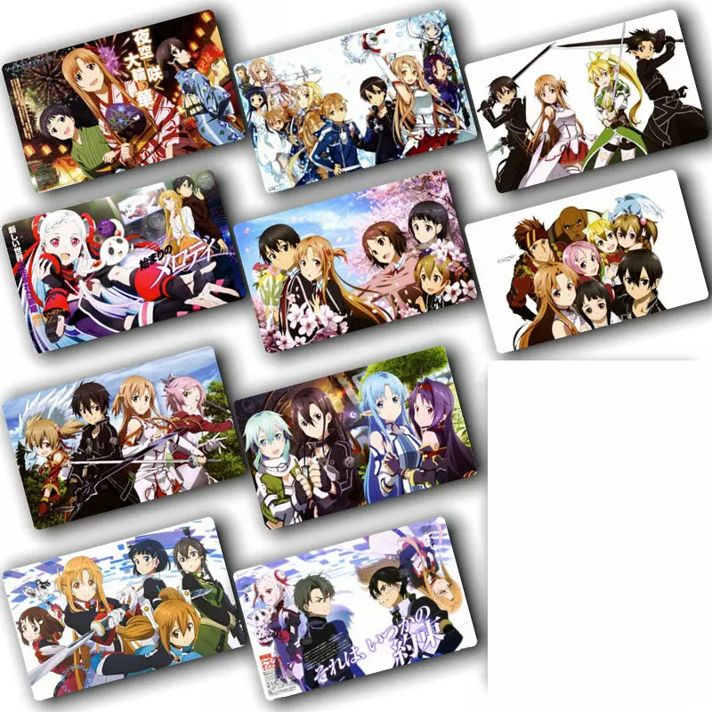 Sword Art Online Sticker 100pcs Different Style Anime Stickers Bus ID ...