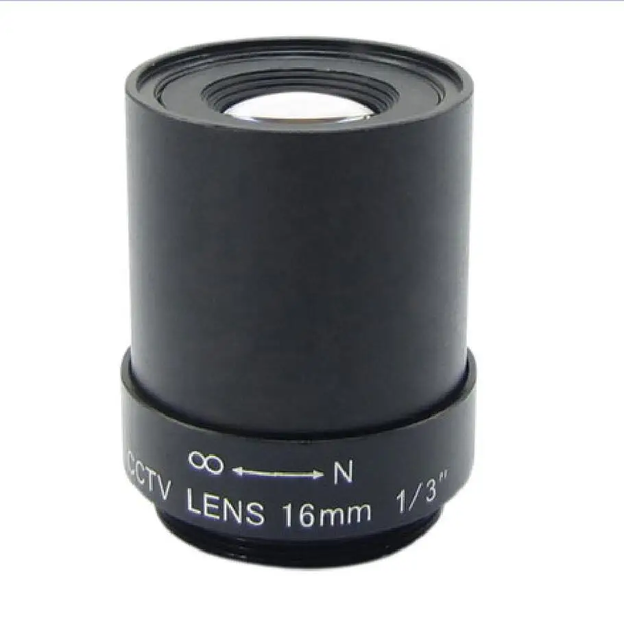 16mm Fixed Iris Lens Cs 1/3" F1.2 Cctv Camera Lens For Cctv Cheap Home ...