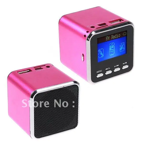 Купить цифровой портативный мини-динамик mp3 плеер usb диск микро sd tf ...