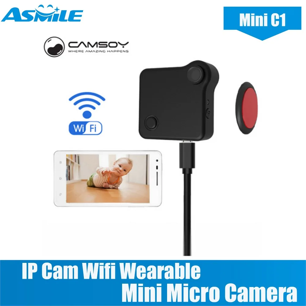C1 Mini Camera Hd 720p Camsoy Ip Cam Wifi Wearable Mini Micro Camera ...