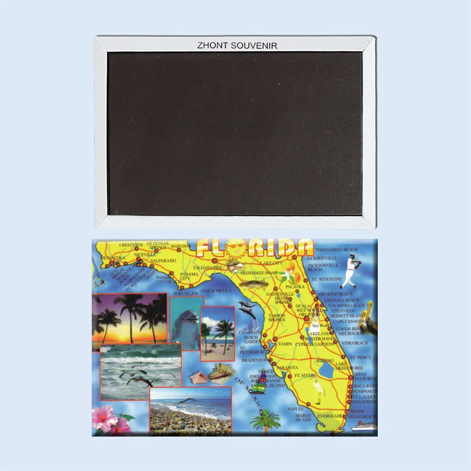Map Of Florida A State In The Southeastern United States22280 ...