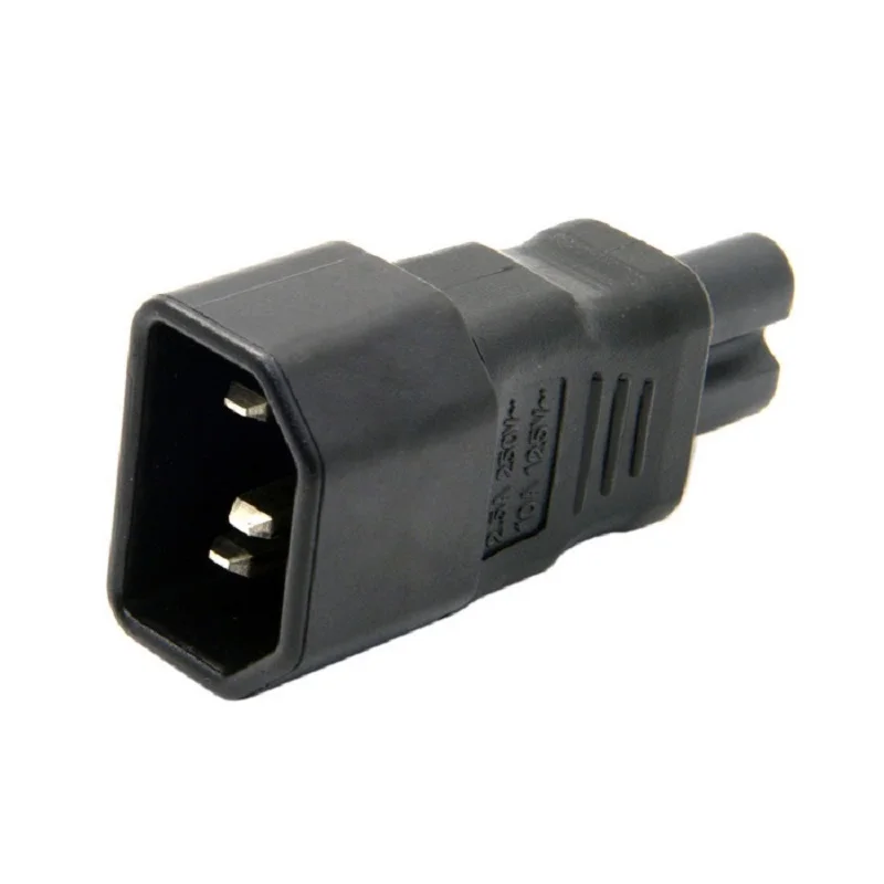 C14 C7 AC Power Adapter IEC320 C14 TO C7 Connector Converter Male To ...