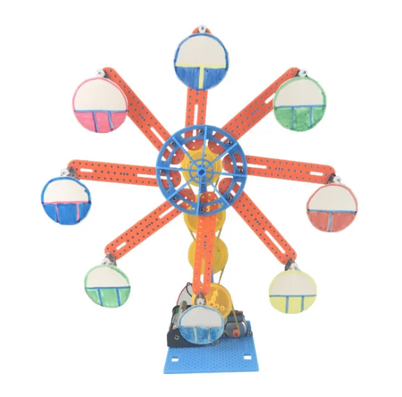 Assembly Educational Plastic Electric Ferris wheel DIY Model Kits ...