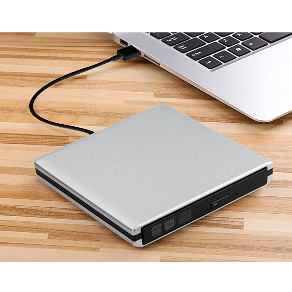 USB 3 0 Ultra Portable External CD DVD RW DVD ROM Drive Writer Burner