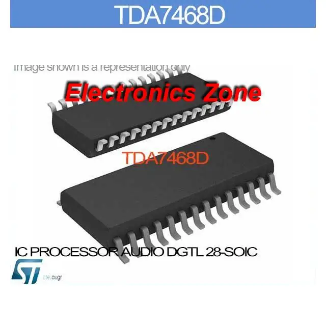 Tda7468d IC procesador de AUDIO DGTL 28 SOIC TDA7468D 7468 TDA7468 7468D A7468 DA7468|processor ...