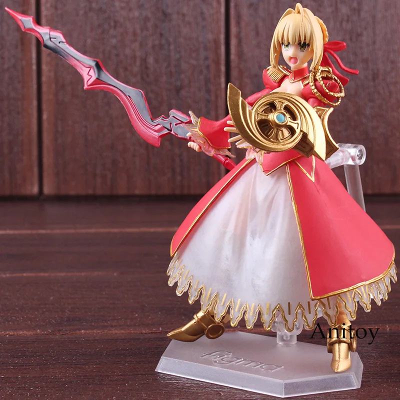 Fate EXTELLA Action Figure Figma 370 Nero Claudius Red Saber Figure PVC ...