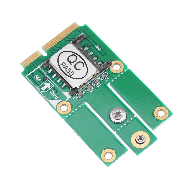 M.2 NGFF B 키-SIM 카드 슬롯이있는 미니 PCI-E PCIE 변환기 어댑터 카드 키트, pc용 3G 4G LTE ...