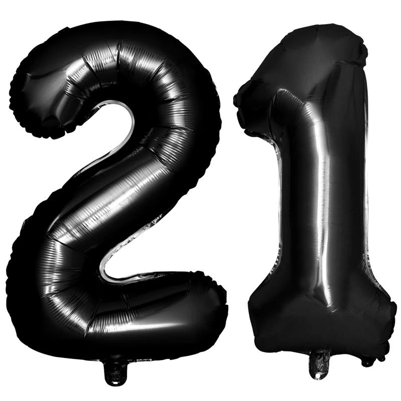 21 number balloons brand outlet