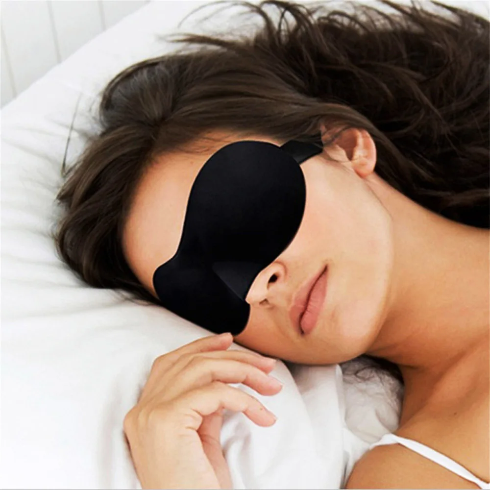Travel Sleeping Eye Mask 3d Memory Foam Padded Shade Cover Sleeping