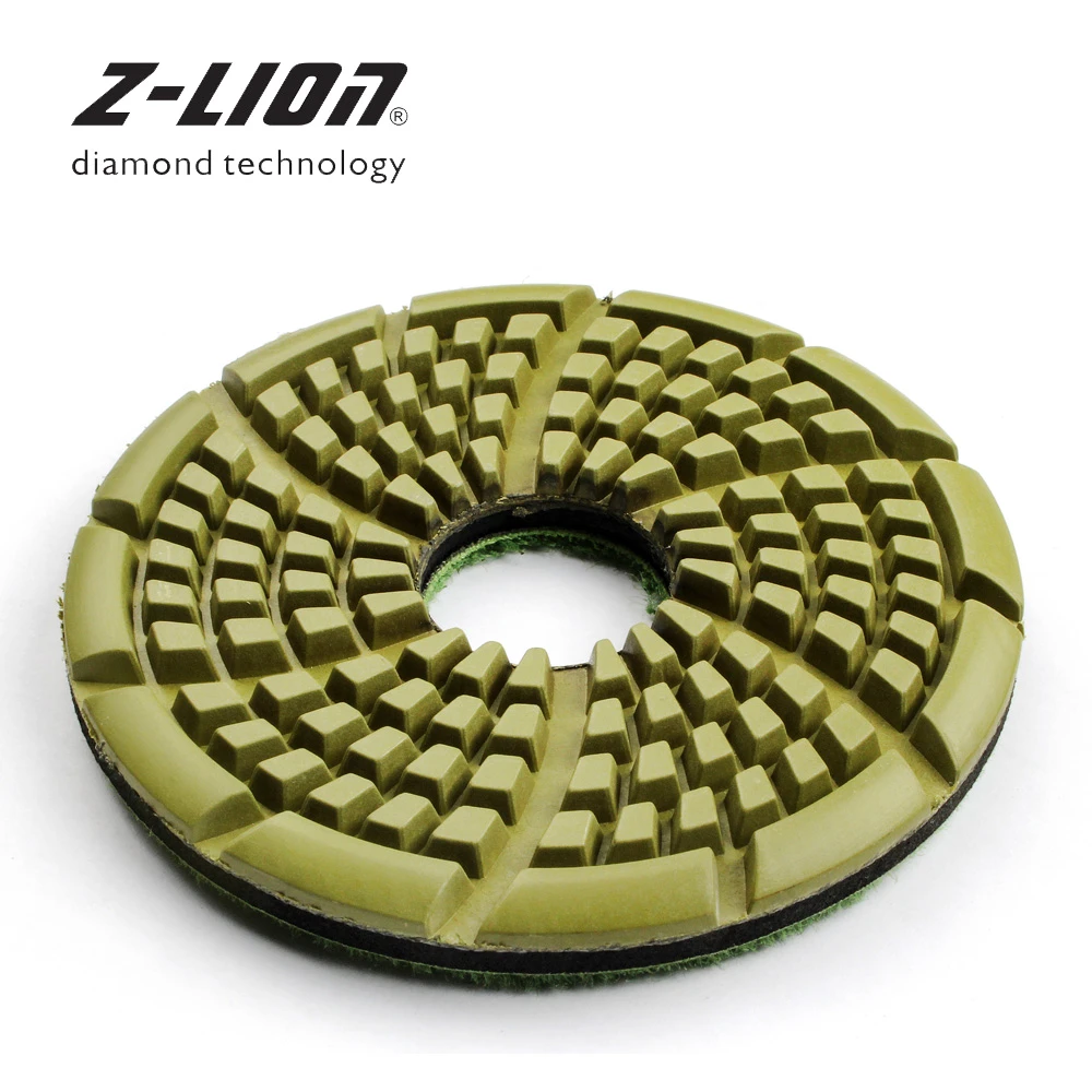 Z-LEAP 7Pcs 3.5 Inch Diamond Floor Grinding Pad Resin Bond Wet ...