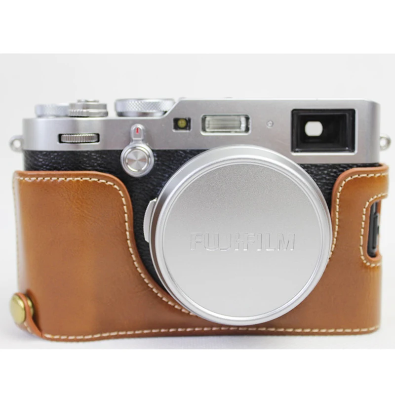 Luxury Factory Digital Camera Half Body Bag Case PU Leather Case Cover ...