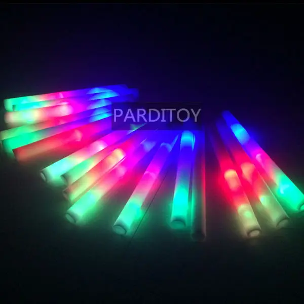 250pcs/lot Party favor led foam stick multiple color flashing foam ...