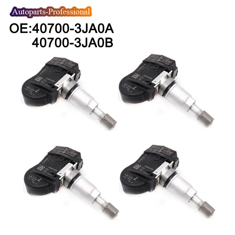 4 pcs/lot 40700 3JA0A 40700 3JA0B New TPMS Sensor Tire Pressure Monitor ...