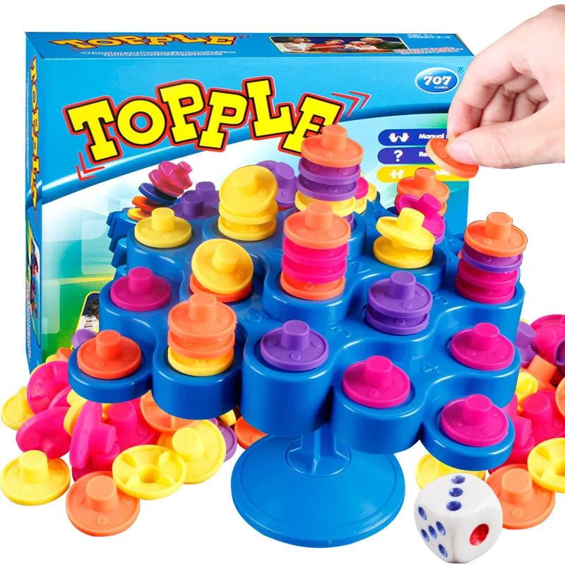 Topple Balance Board Game Don't Let Topple As You Try To Socore Points ...