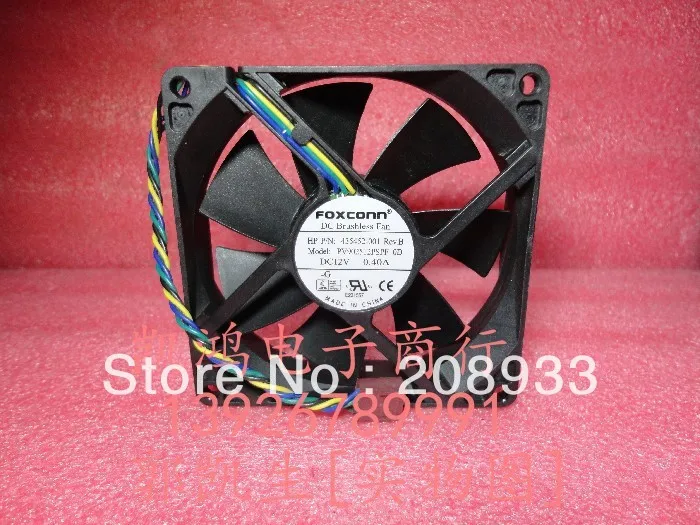 For Foxconn FOXCONN PV902512PSPF 9025 9CM four wire PWM intelligent temperature control fan ...