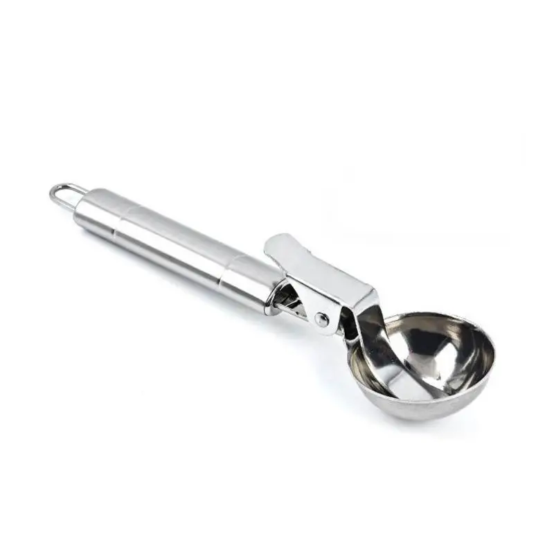 European style ice cream spoon stainless steel DIY fruit digging ball ...