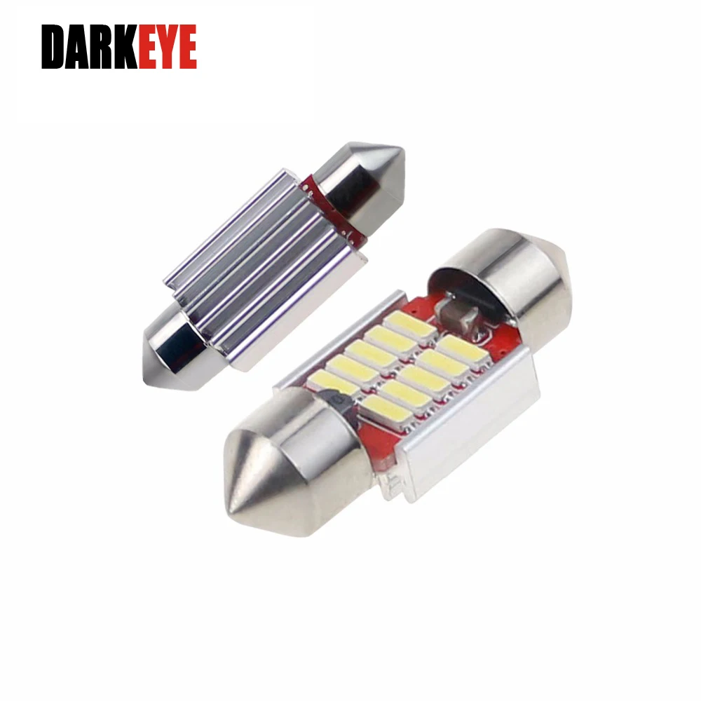 4Pcs C5W LED Bulbs 31mm 36mm 39mm 41mm C10W 4014 SMD CANBUS NO Error ...
