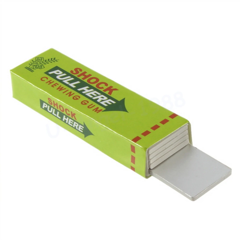 1pcs Safety Trick Joke Toy Electric Shock Shocking Chewing Gum Pull ...