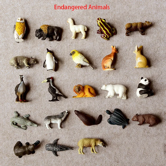 Original Bulks endangered wild animal model Collectible figure Toy ...
